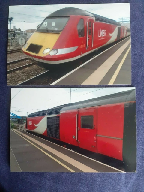 2 6X4 PHOTOS of LNER Class 43-43313 at Peterborough Railway Station £2. ...