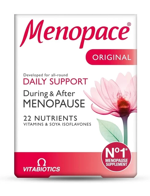 VITABIOTICS MENOPACE ORIGINAL menopause daily support vitamins minerals ...