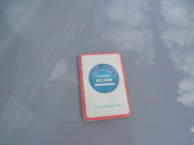 ANCIENNE CARTE MIROIR sprint ecusson football 1960 styl panini as ...