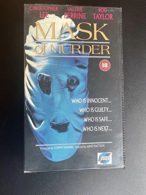 MASK OF MURDER (VHS) 1985 Rod Taylor, Christopher Lee, Horror Movie ...
