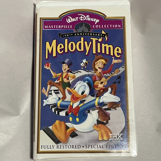 MELODY TIME (VHS, 1998 Disney 50th Anniversary Masterpiece Collection ...