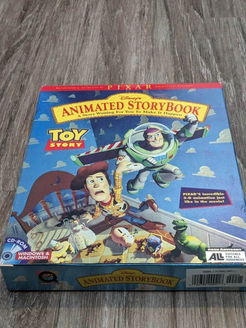 DISNEY'S TOY STORY Animated StoryBook PC Game Windows Macintosh, 1996 £ ...