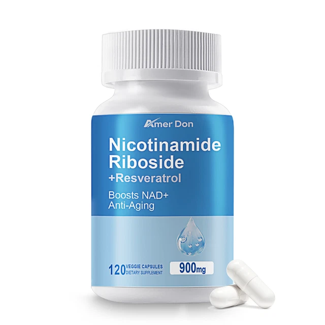 NICOTINAMIDE RIBOSIDE 900MG - Resveratrol, NAD+ Booster, Skin, Energy ...