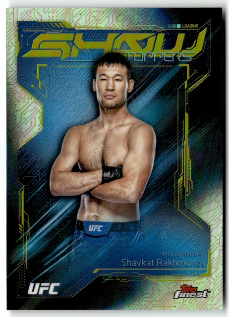 TOPPS FINEST UFC 2025 No. SS-9 Shavkat Rakhmonov Show Stoppers ...