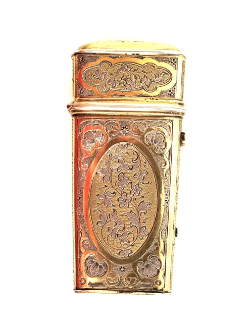 ETUI À LANCETTES Saignées Chirurgie Argent Massif Sterling Lancet Case ...