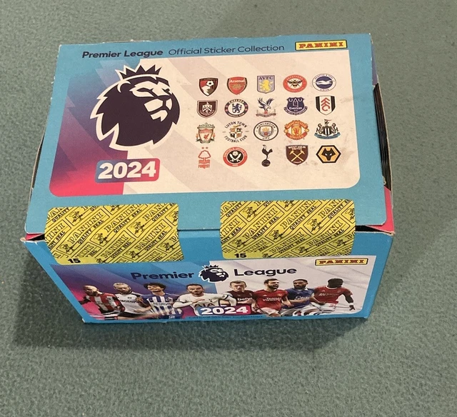 PANINI PREMIER LEAGUE 2024 official stickers Collection 100 Packet New ...