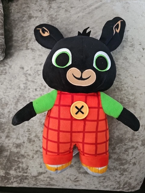 BING BUNNY RABBIT Soft Toy Plush Teddy CBeebies Rare Talking VGC SEE £ ...