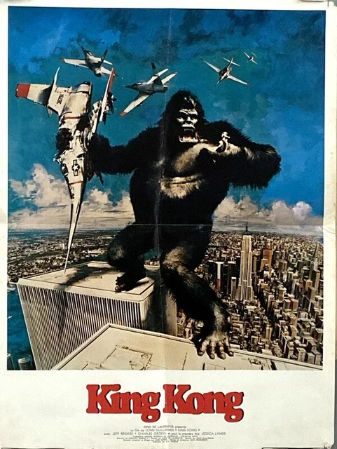 JEFF BRIDGES JESSICA Lange KING KONG John Guillermin 1976 50x70 EUR 4 ...