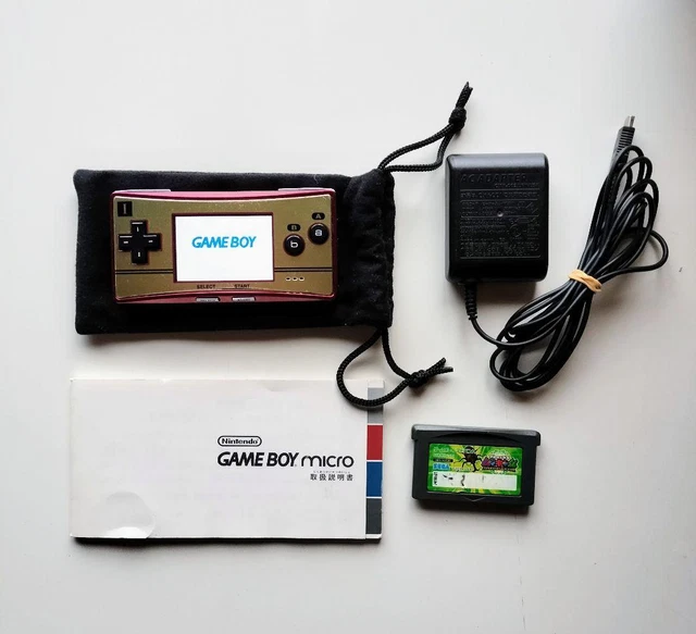 NINTENDO GAMEBOY MICRO Famicom Color 20Th Anniversary Model Console ...