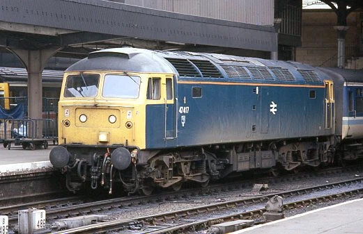 ORIGINAL COLOUR SLIDE of 47417 BR class 47 diesel loco £0.99 - PicClick UK