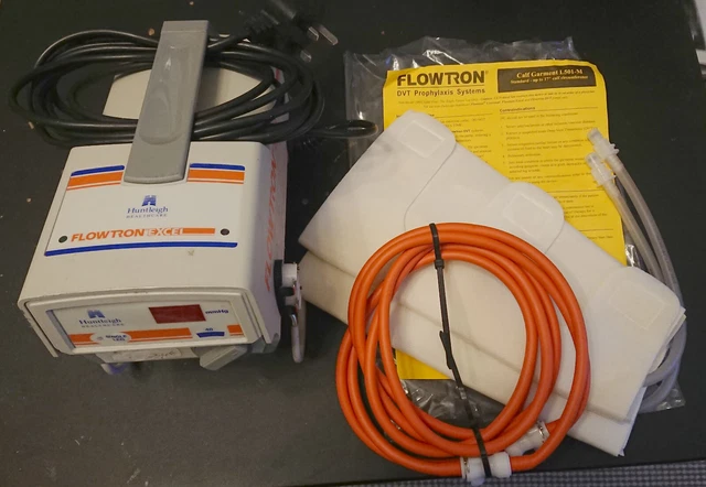 ARJOHUNTLEIGH EXCEL FLOWTRON Model AC 550 DVT Therapy Pump + 2 Sets ...