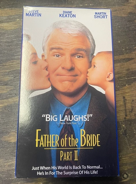 FATHER OF THE BRIDE PART II VHS Tape, COMPLETE/TESTED SEE PHOTOS (VHS62 ...
