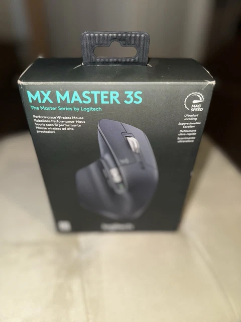 LOGITECH MX MASTER 3S Wireless Mouse Graphite Ultra-Fast Scrolling ...