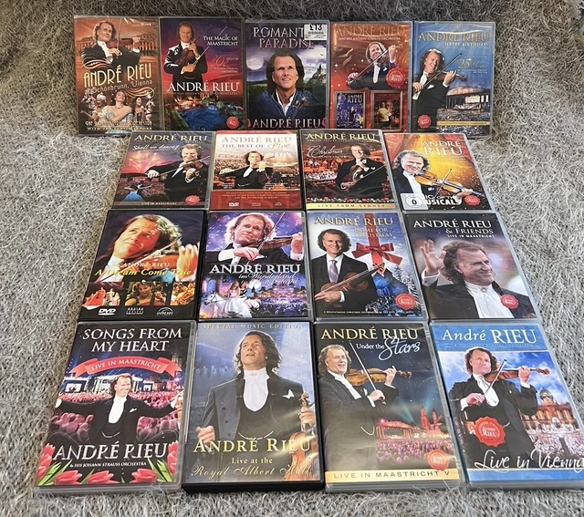 ANDRE RIEU DVD Bundle 17 New And Used Dvd Concert Bundle Worldwide Play ...