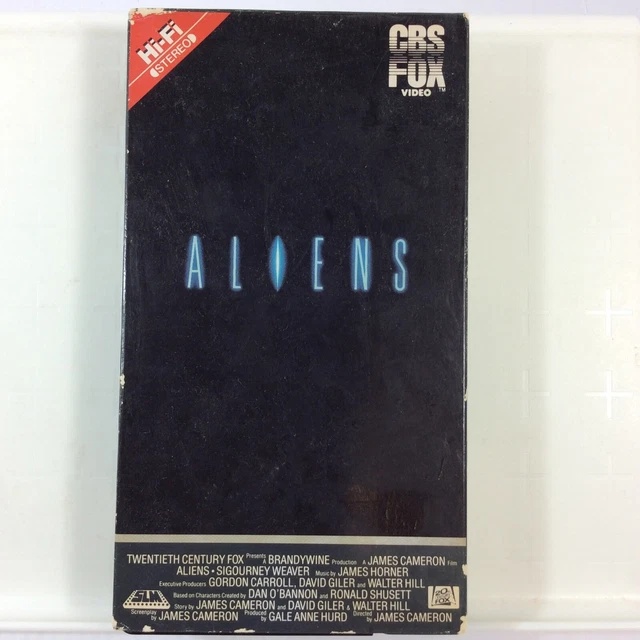 ALIENS 1987 VHS CBS FOX Red Label Hi Fi Video VHS Sci Fi Horror £32.00 ...