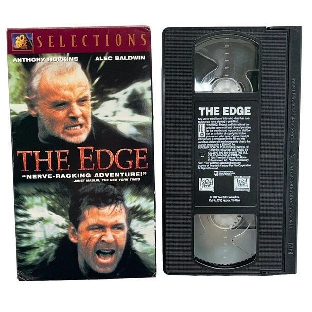 THE EDGE VHS Movie Alec Baldwin Anthony Hopkins Action Adventure 1997 £ ...