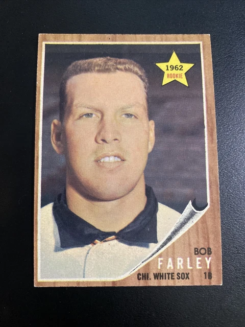 1962 TOPPS BASEBALL Bob Farley Chicago White Sox Card #426 EUR 5,54 ...