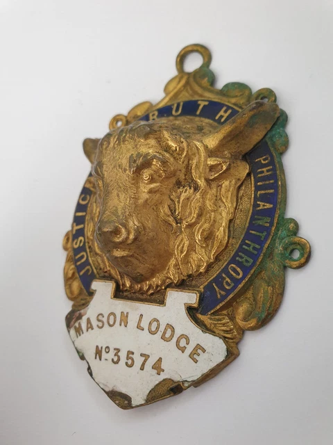 OLD RAOB ROYAL Antediluvian Order Of Buffaloes Badge, Masonic badge ...