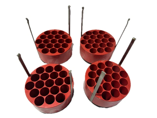 4 X THERMO ELECTRON® IEC® Rotor Bucket Adapter 19 x 15mL Tubes ...