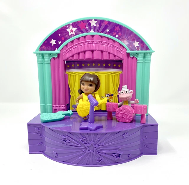 DORA L'EXPLORATRICE SCÈNE de concert avec Dora et bottes figurines et ...