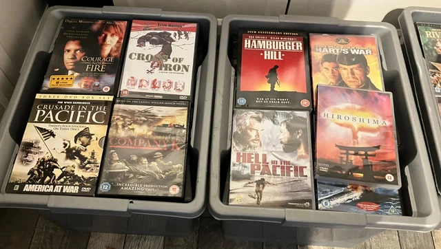 WAR FILM ENTIRE COLLECTION - Various DVDs 249 titles/ 359 discs (list ...