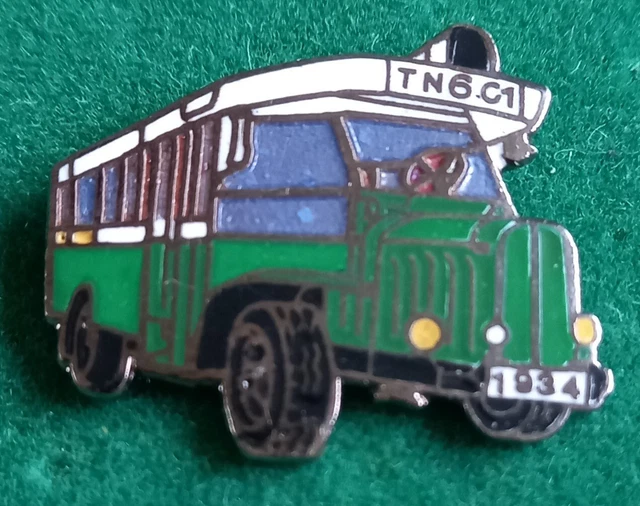 PIN'S EMAIL GRAND Feu Metro Ratp Ancien Bus 1934 TN6C Signé Coinderoux ...