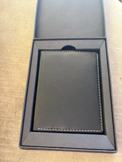 COUTTS LEATHER POCKET Wallet for notes and cards Bill fold New In Box ...
