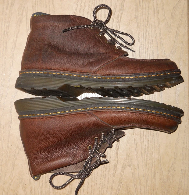 DR. DOC MARTENS Austin Chukka Leather Boots Mens 13 Brown Air Wair ...