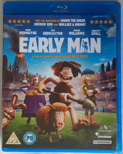 EARLY MAN - Eddie Redmayne, Tom Hiddleston - Reg B Blu Ray £3.49 ...