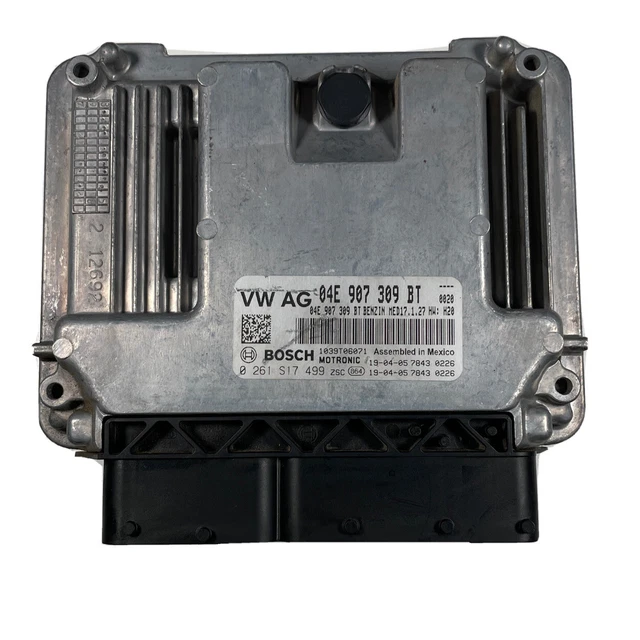 VW VOLKSWAGEN 04E907309BT Computer Brain Engine Control ECU ECM EBX ...