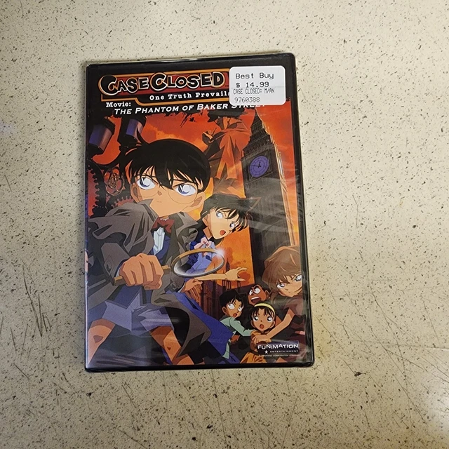 CASE CLOSED MOVIE: The Phantom of Baker Street DVD NEW SEALED $135.00 ...