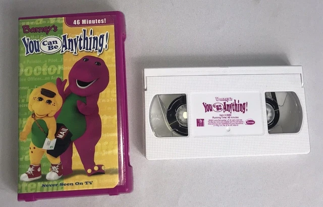 BARNEY'S YOU CAN Be Anything VHS Video Tape 2001 £9.62 - PicClick UK