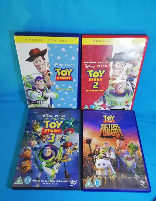 TOY STORY 1 2 3 DVD Bundle + Toy Story That Time Forgot DVD £11.99 ...