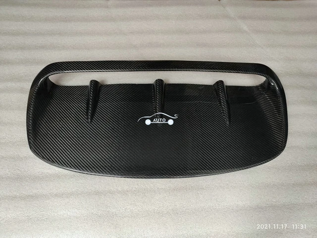 CARBON FIBER HOOD Vent Insert Air Fins Intake For Subaru Impreza WRX ...