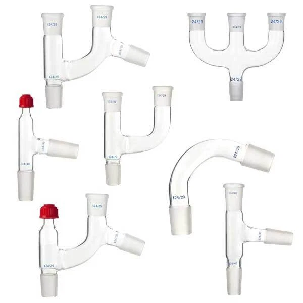 GLASS DISTILLATION WITH Standard Joints Adapter Connector Glassware ...