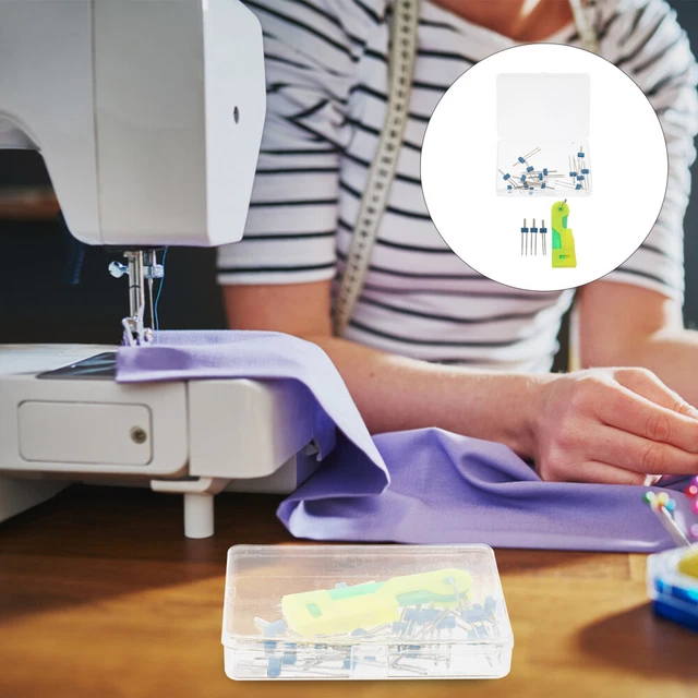 DOUBLE NEEDLE PRE Threaded Needles for Hand Sewing Artifact £11.99 ...