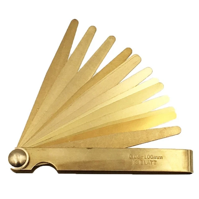 13 BLADES PLUG Gauge Copper Gap Measuring Tool Clearance Gauge Checking ...