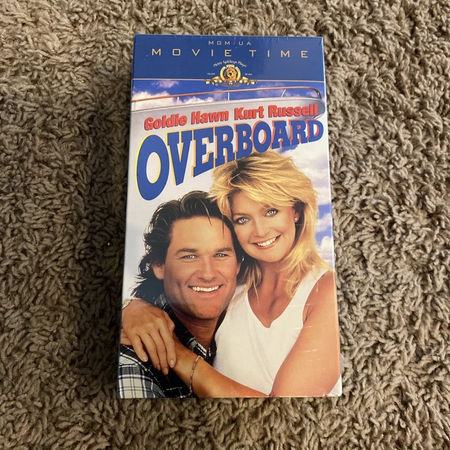 OVERBOARD VHS VCR Video Tape Movie Kurt Russell Goldie Hawn Sealed £5. ...