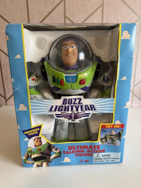 TOY STORY BUZZ Lightyear 1st edition with original box Thinkway 1995 £ ...