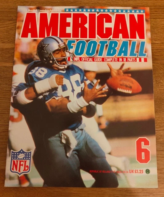 MAGAZINE - 1986 Marshall Cavendish NFL American Football Part 6 / 18 £4 ...