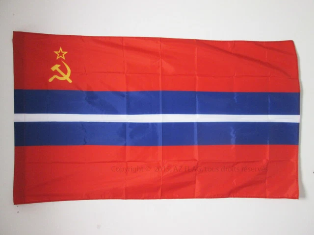 KIRGHIZ SOVIET SOCIALIST REPUBLIC FLAG 2' x 3' for a pole - KYRGYZSTAN ...