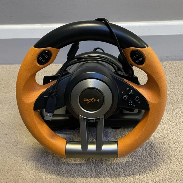 PXN V3 PRO Racing Wheel With Shifter,Pedals and Clamp PS3/PS4/Xbox 360 ...