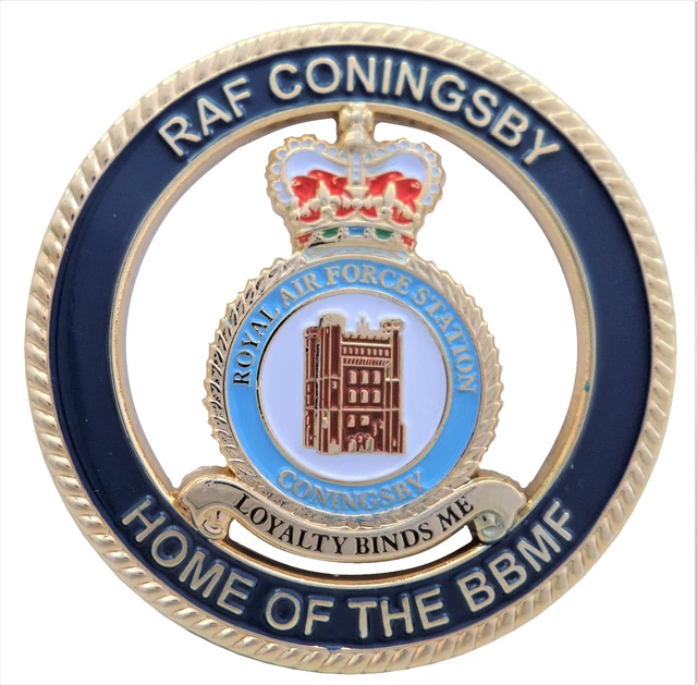 RAF CONINGSBY BATTLE of Britain Memorial Flight Commemorative Coin £15. ...