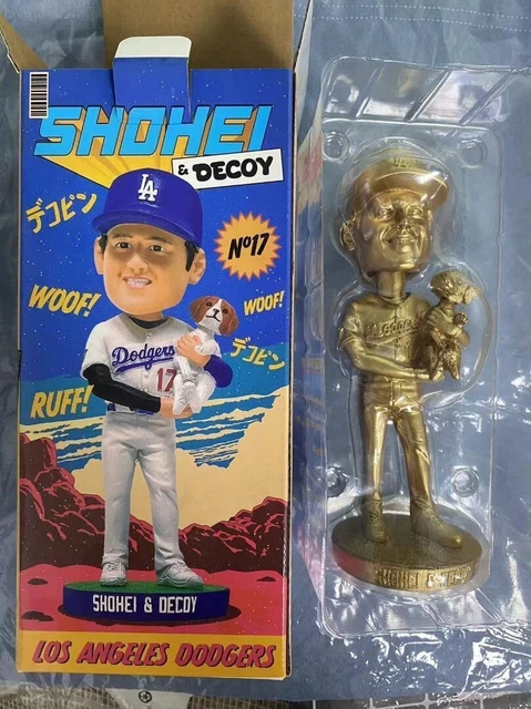 SHOHEI OHTANI & Decoy Bobblehead GOLD Los Angeles Dodgers 28.08.24 ...
