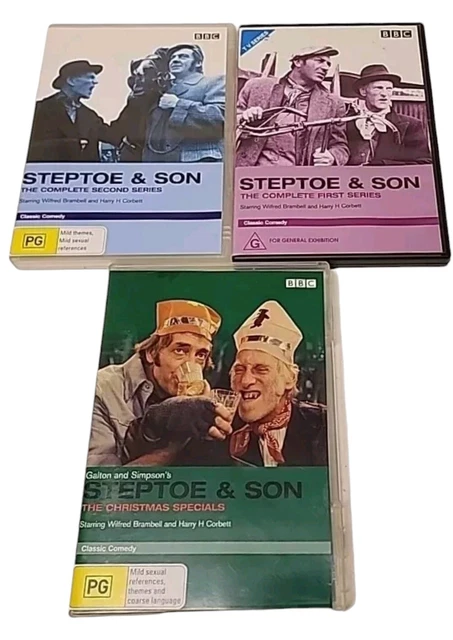 STEPTOE AND SON Series 1, Series 2 & The Christmas Specials PAL DVD ...