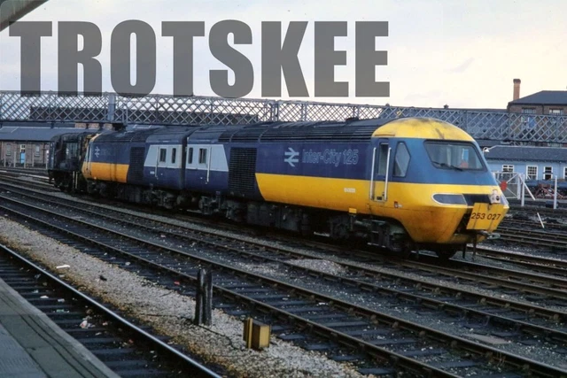 35MM SLIDE BR British Railways Diesel HST Intercity 125 43054 1978 ...