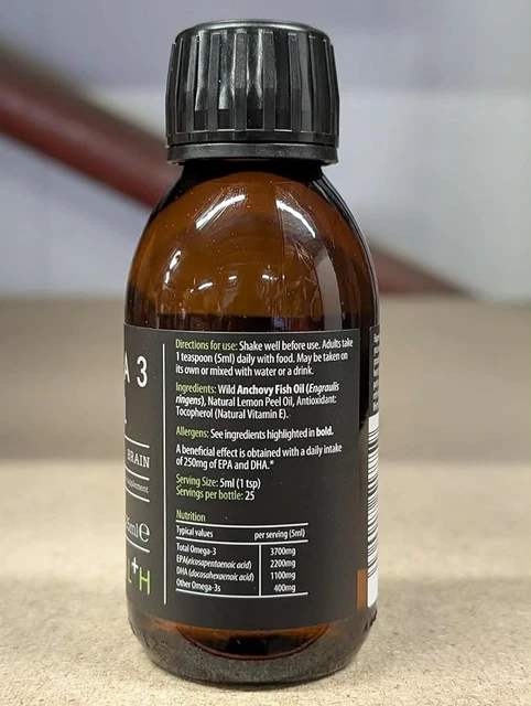 KIKI HEALTH OMEGA 3 Fish Oil 125ml £33.09 - PicClick UK