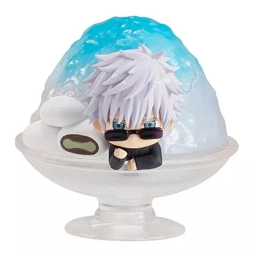 JUJUTSU KAISEN SATORU Gojo Mini Figure - Punitoppu Parfait Mascot ...