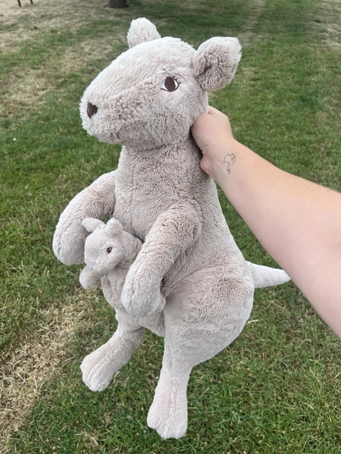 IKEA KLAPPAR KANGURU with Joey Plush Soft Toy Cuddly Kangaroo Large 70cm £16.99 - PicClick UK