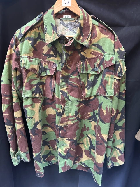 GENUINE BRITISH ARMY Tropical DPM Camouflaged Jacket - Size 180/96 £6. ...